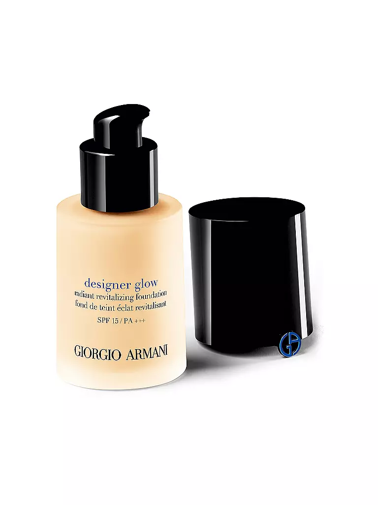 ARMANI COSMETICS Designer Glow Foundation 30ml LSF 20 (3) camel