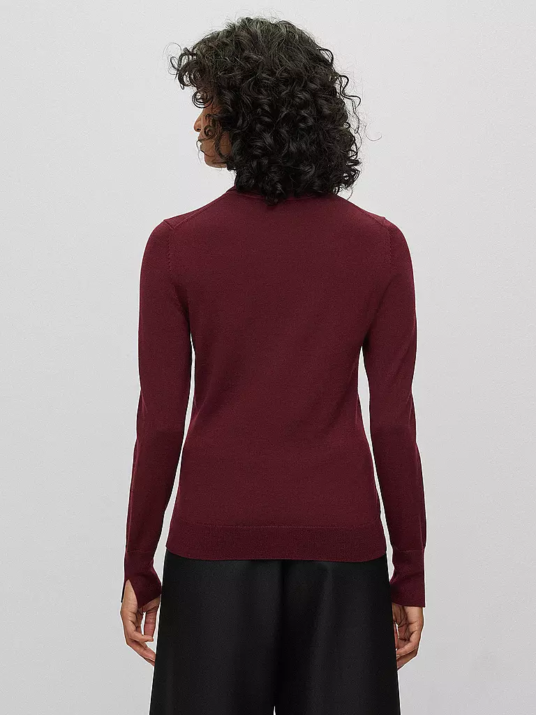 BOSS Rollkragenpullover FASECTA rot