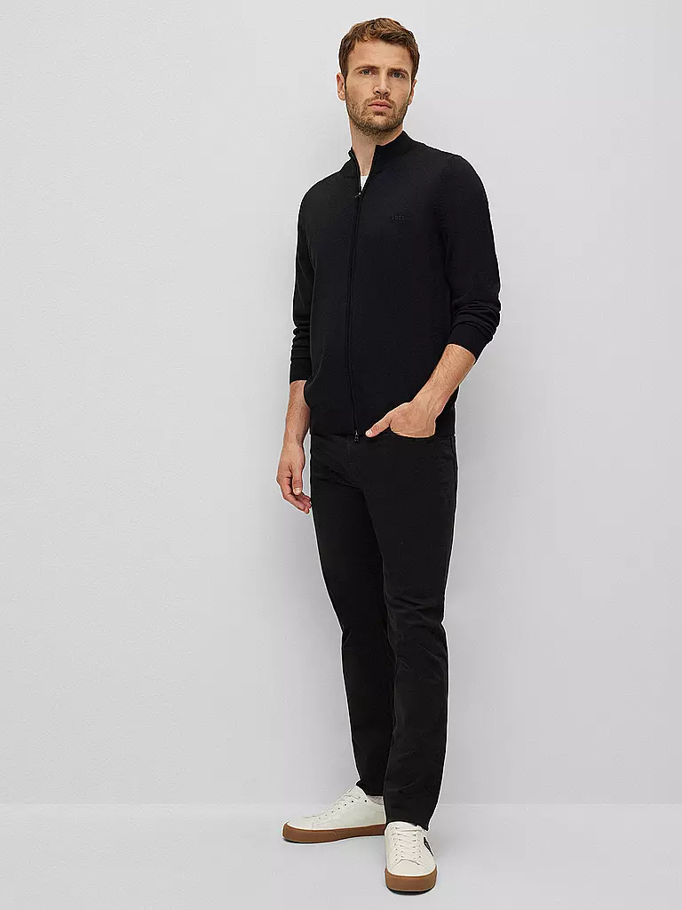 BOSS Strickjacke BALONSO-L schwarz