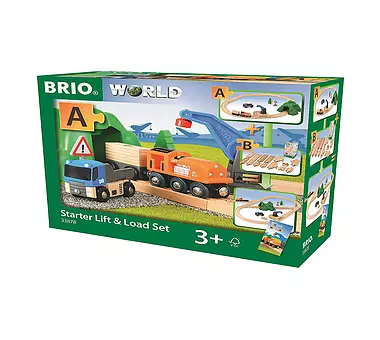 BRIO Starterset Güterzug mit Kran 33878 keine Farbe