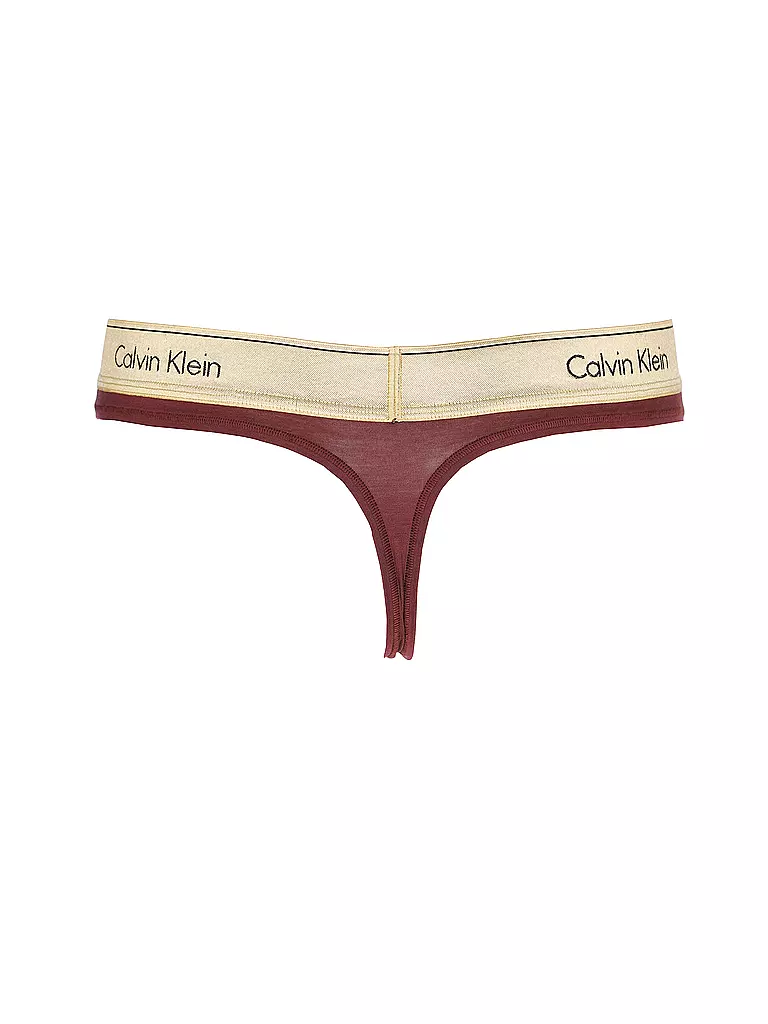 CALVIN KLEIN String MODERN COTTON dunkelrot