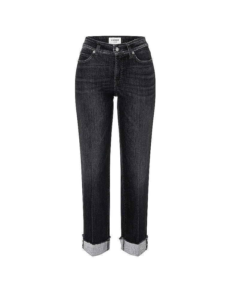 CAMBIO Jeans Straight - Fit Paris schwarz