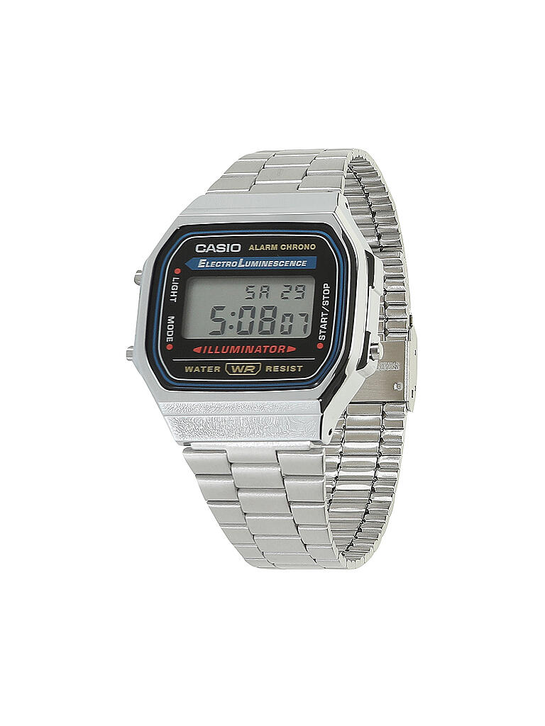 CASIO Uhr Casio Vintage A168WA-1YES silber
