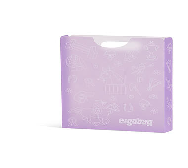 ERGOBAG Heftebox Pferde lila