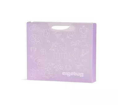 ERGOBAG Heftebox Pferde lila