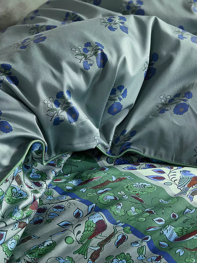 ESSENZA Satin-Bettwäsche VALERIA 70x90cm/140x200cm Subtle Green mint