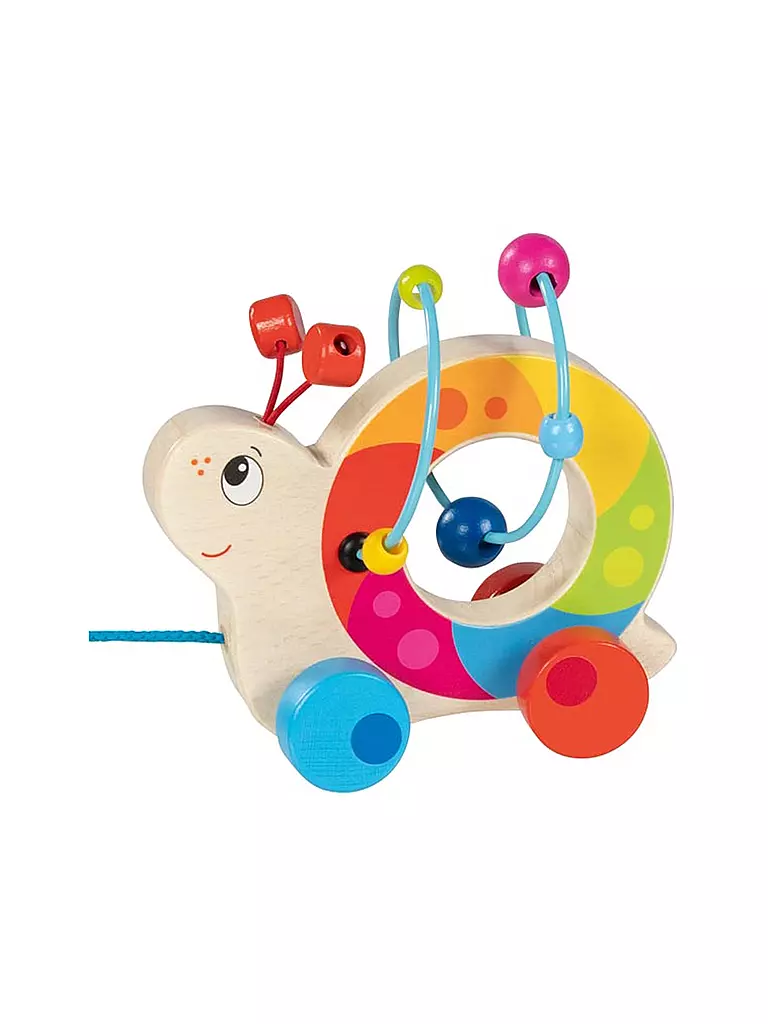 GOKI Ziehtier mit Motorikschleife Kuller-Schnecke keine Farbe