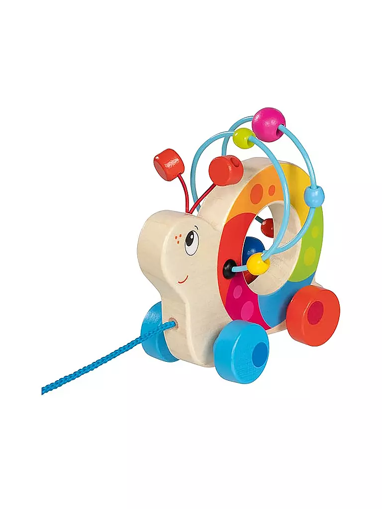 GOKI Ziehtier mit Motorikschleife Kuller-Schnecke keine Farbe