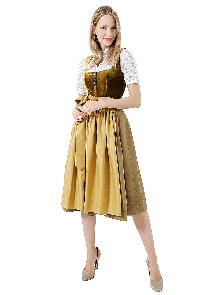 GOTTSEIDANK Dirndl Mona kupfer