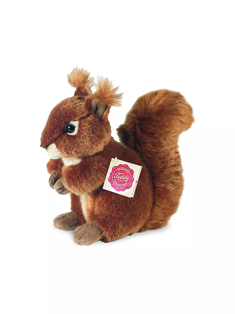 HERMANN TEDDY Plüschtier - Eichhörnchen 17cm braun