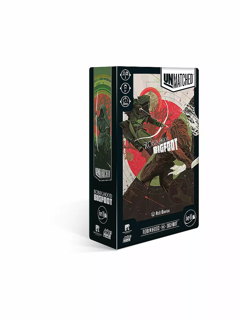HUCH Brettspeil - Unmatched – Robin Hood vs. Big Foot von iello keine Farbe