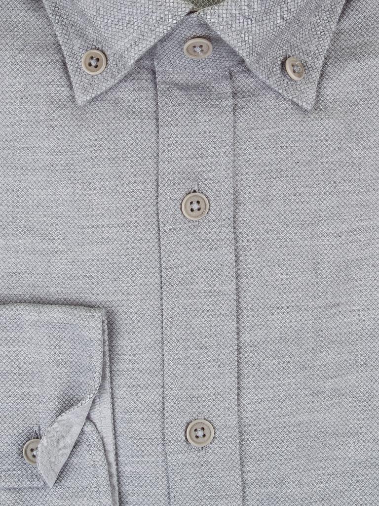 HUGO BOSS Hemd Regular-Fit "Leonard" grau