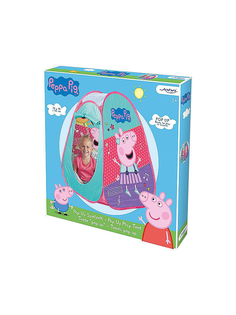 JOHN Pop up Spielzelt - Peppa Pig blau