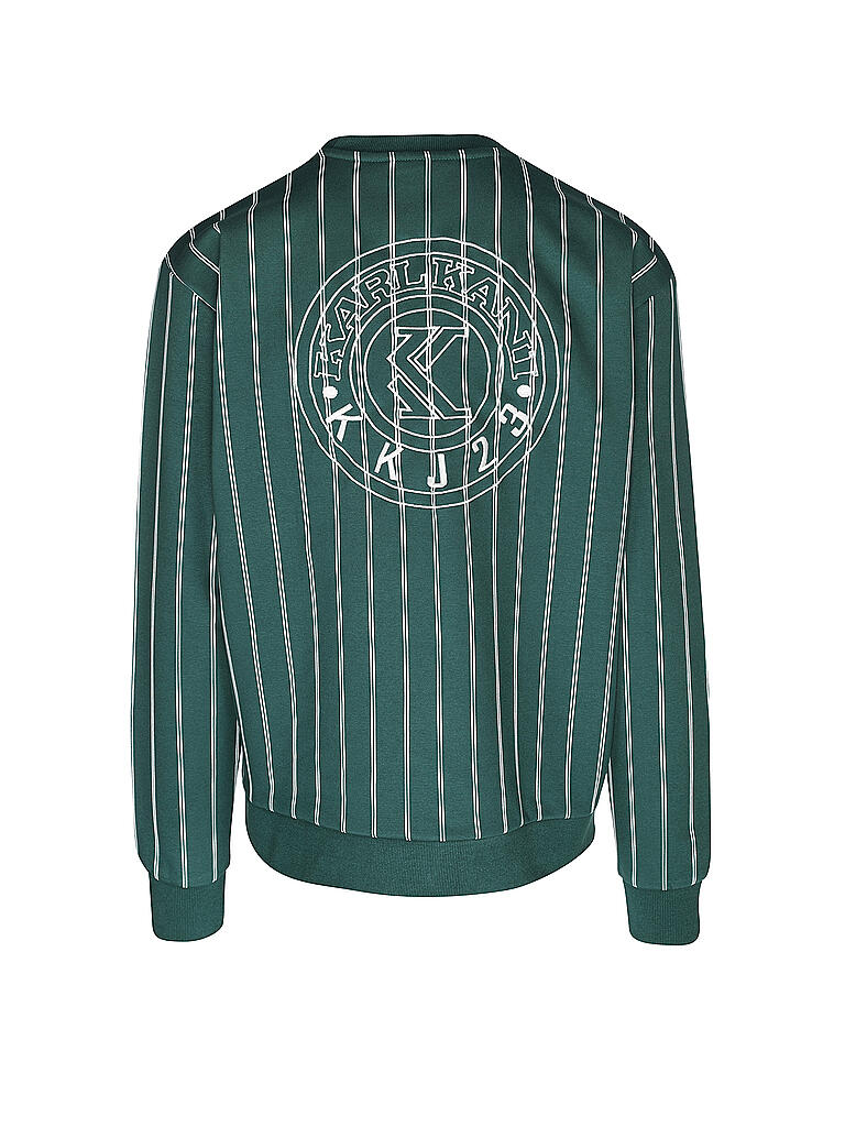 KARL KANI Sweater CHEST dunkelgruen
