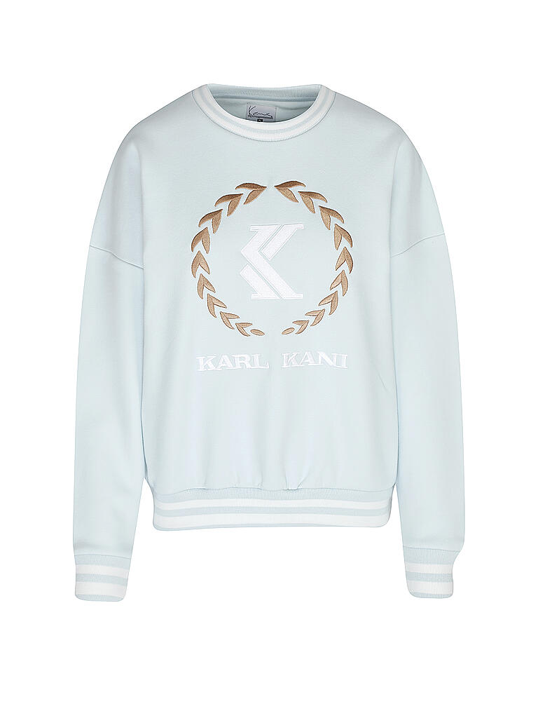 KARL KANI Sweater hellblau