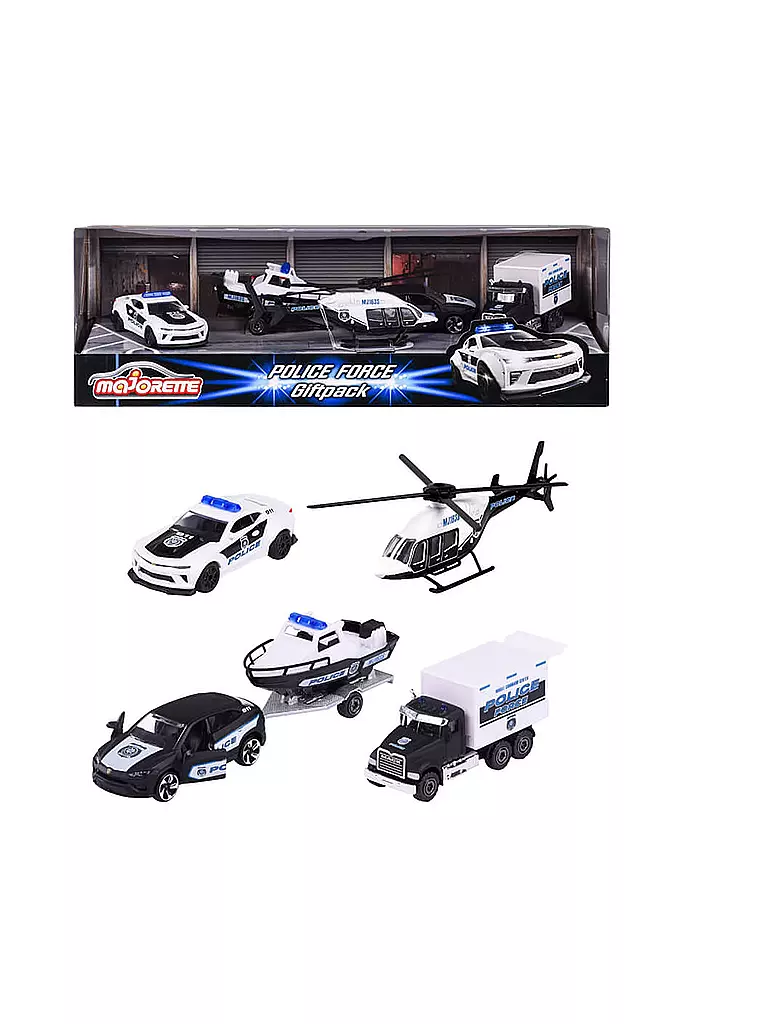 MAJORETTE Police Force 4 Stk. Geschenkeset keine Farbe