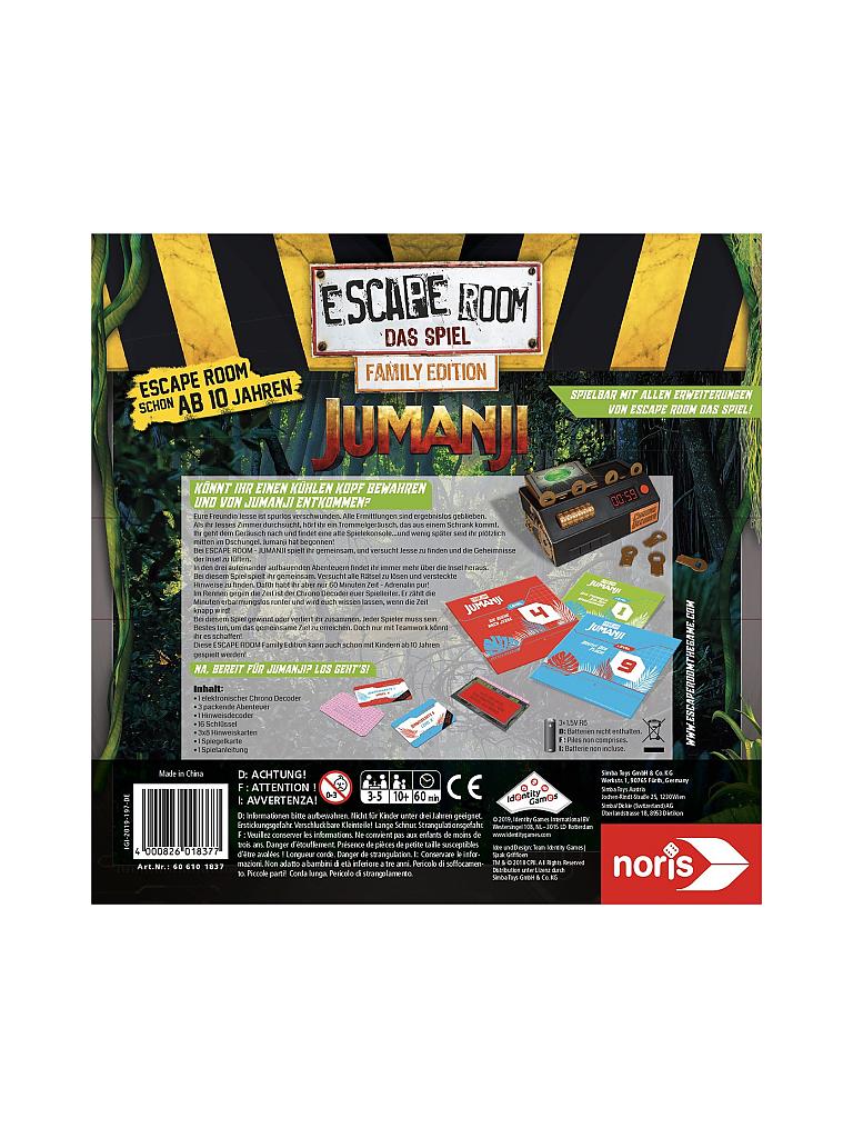 NORIS Escape Room Jumanji (Family Edition) keine Farbe