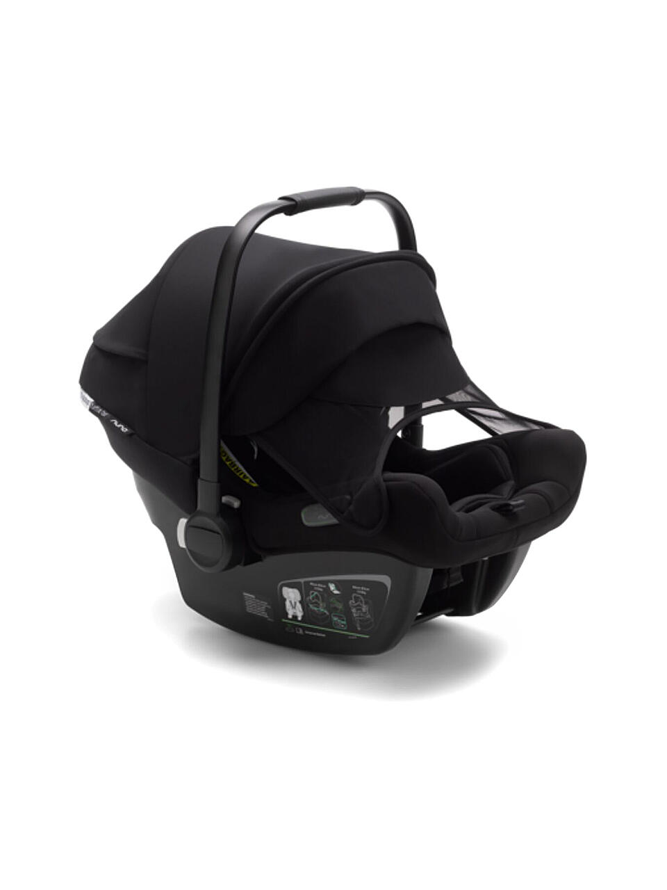 BUGABOO Kinderautositz TURTLE AIR By Nuna Schwarz schwarz