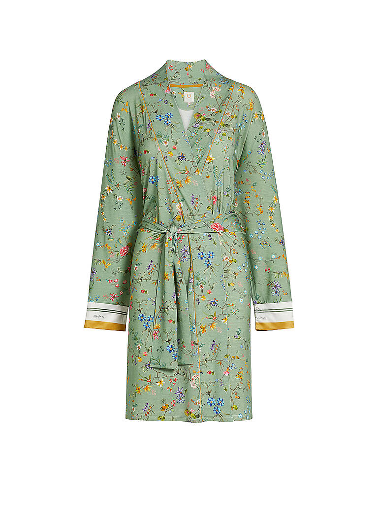 PIP STUDIO Morgenmantel - Kimono " Nisha " grün