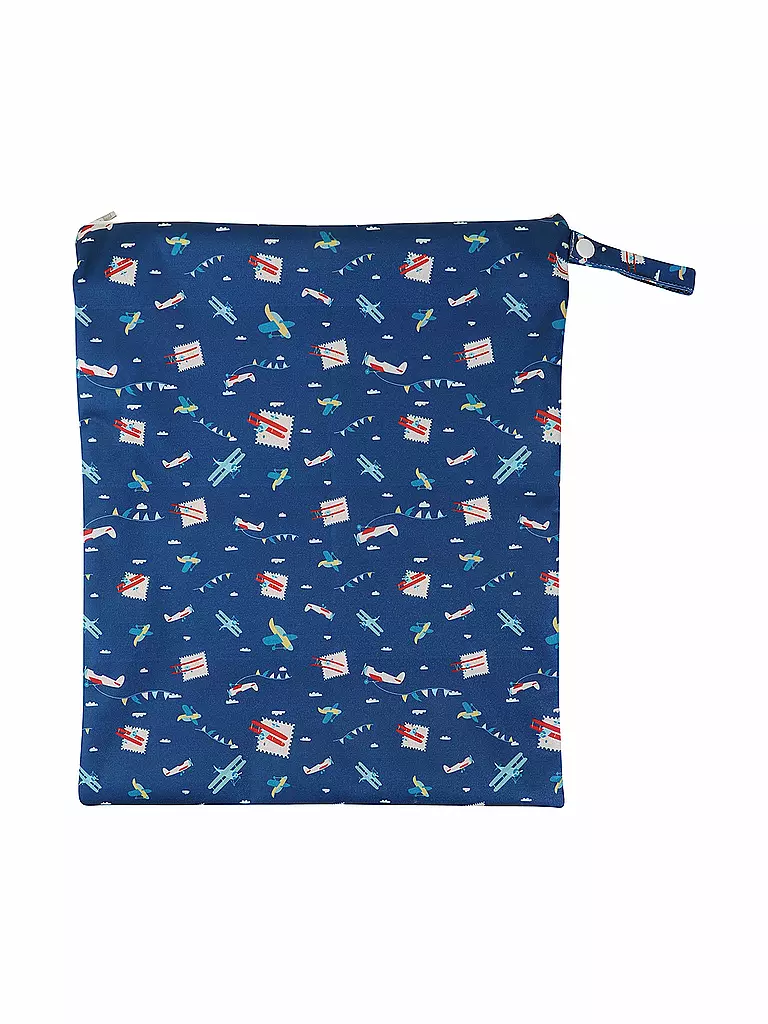 POPOLINI Windelsack mit Netztasche blau