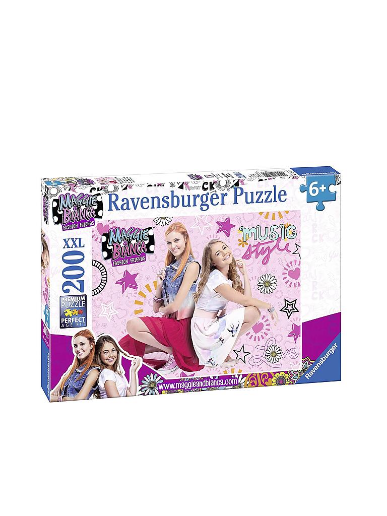 RAVENSBURGER Puzzle XXL Maggie und Bianca - Freundschaft und Musik 200 ...
