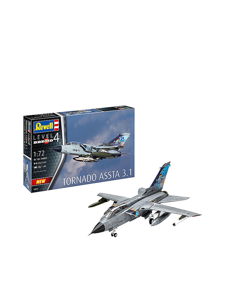 REVELL Modellbausatz - Tornado ASSTA 3.1 03842 keine Farbe