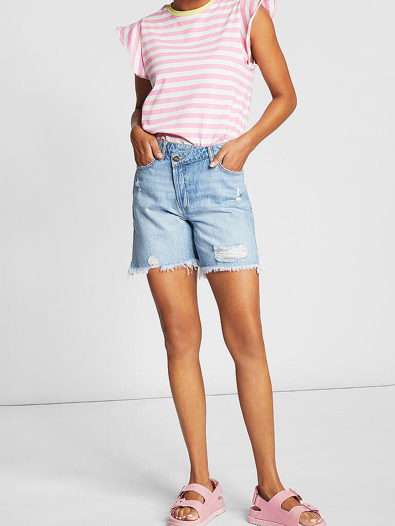 RICH & ROYAL Jeans Shorts blau