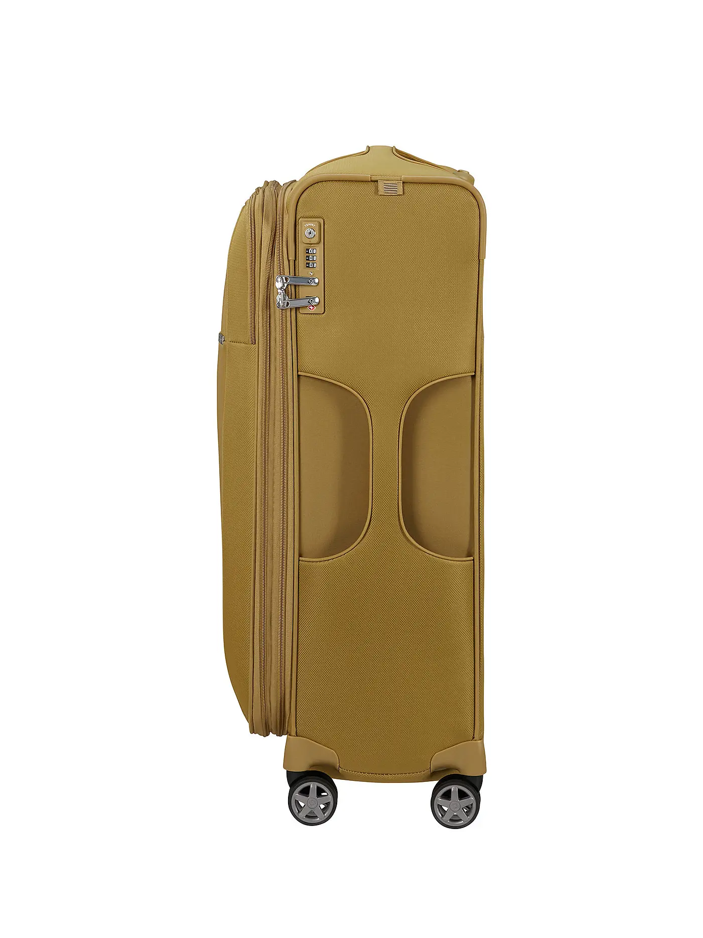 SAMSONITE Trolley D'LITE SPINNER 71cm erweiterbar mustard yellow senf