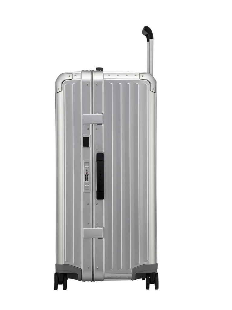 SAMSONITE Trolley Lite Box Alu Trunk 80cm aluminium silber