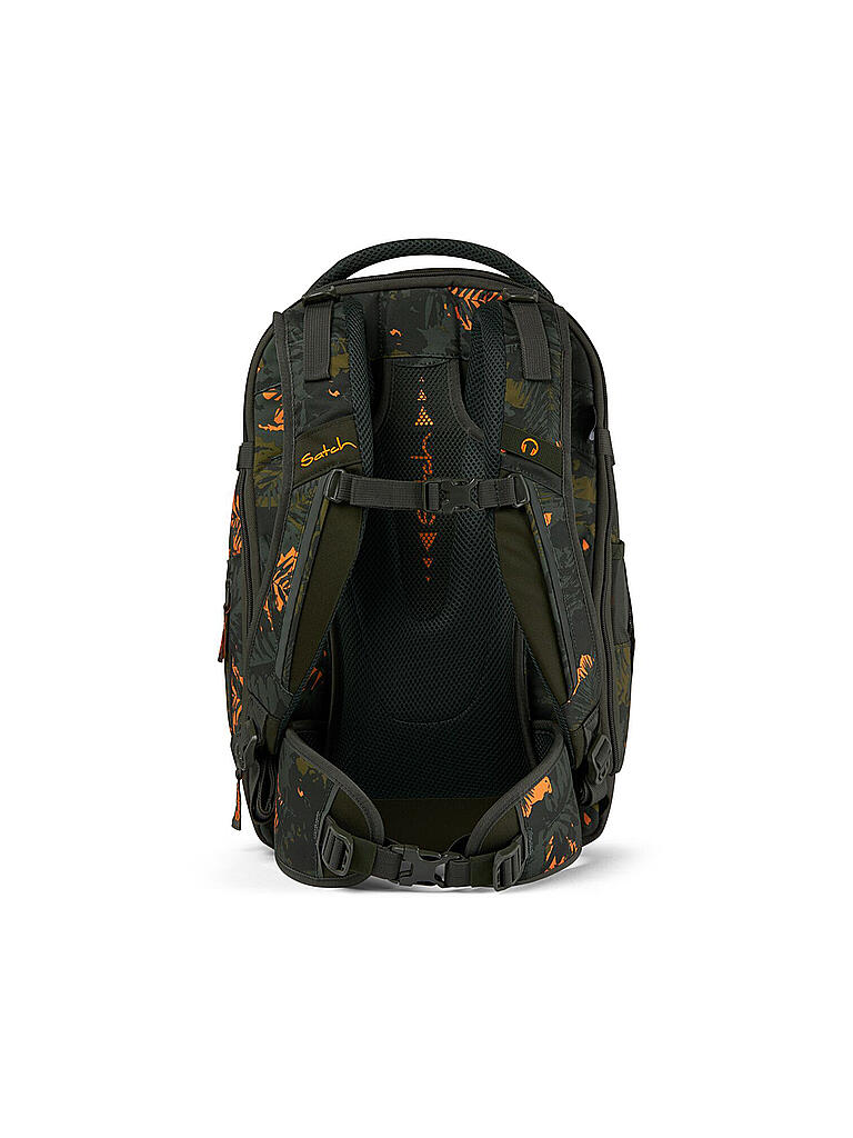 SATCH Schulrucksack Satch Match Jurassic Jungle dunkelgrün
