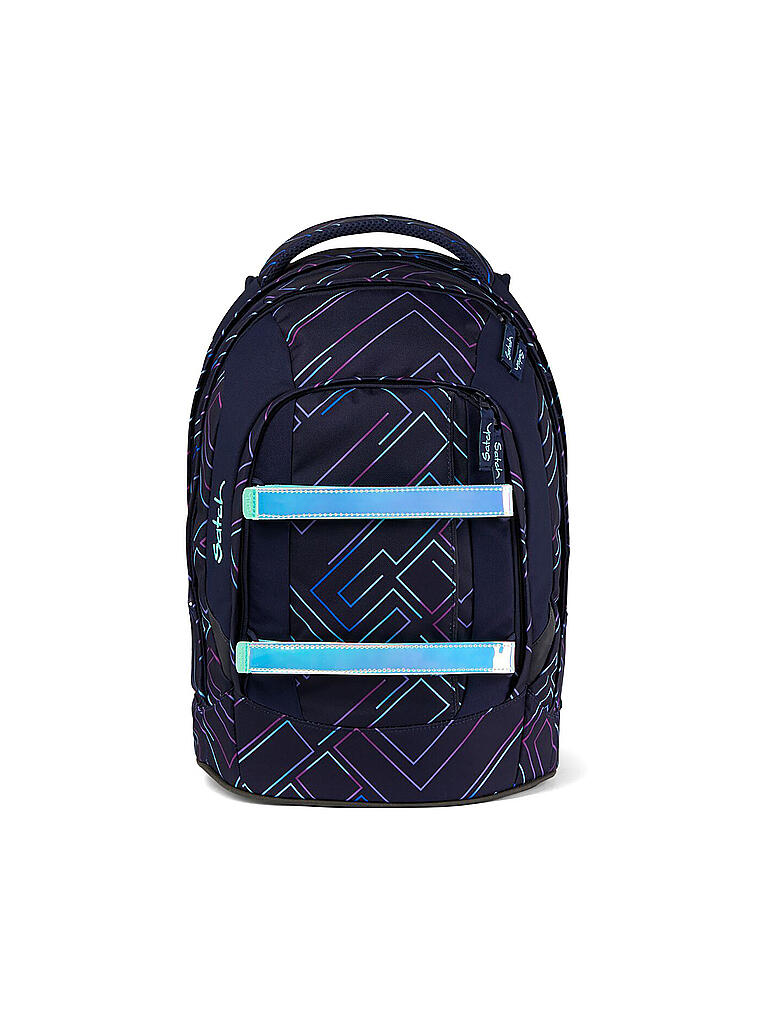 SATCH Schulrucksack Satch Pack Purple Laser dunkelblau
