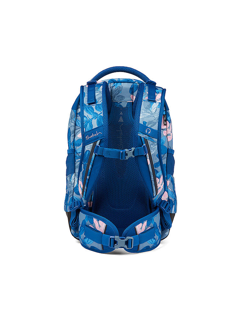 SATCH Schulrucksack Sleek - Summer Soul blau