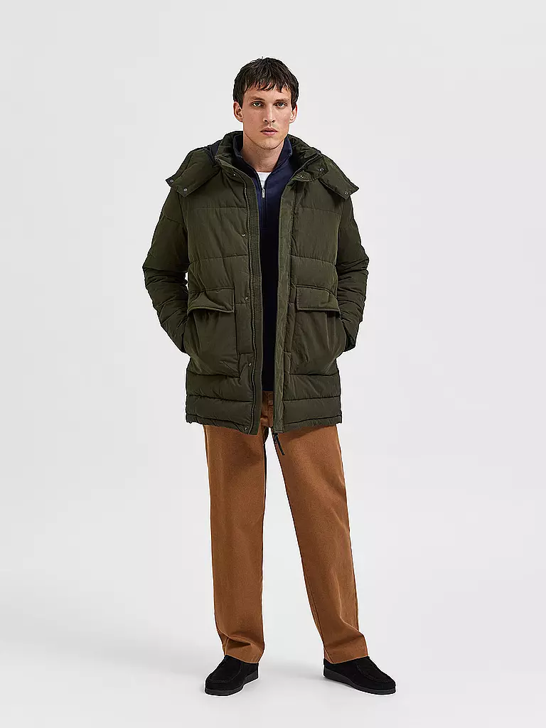 SELECTED Parka SLHBOW olive