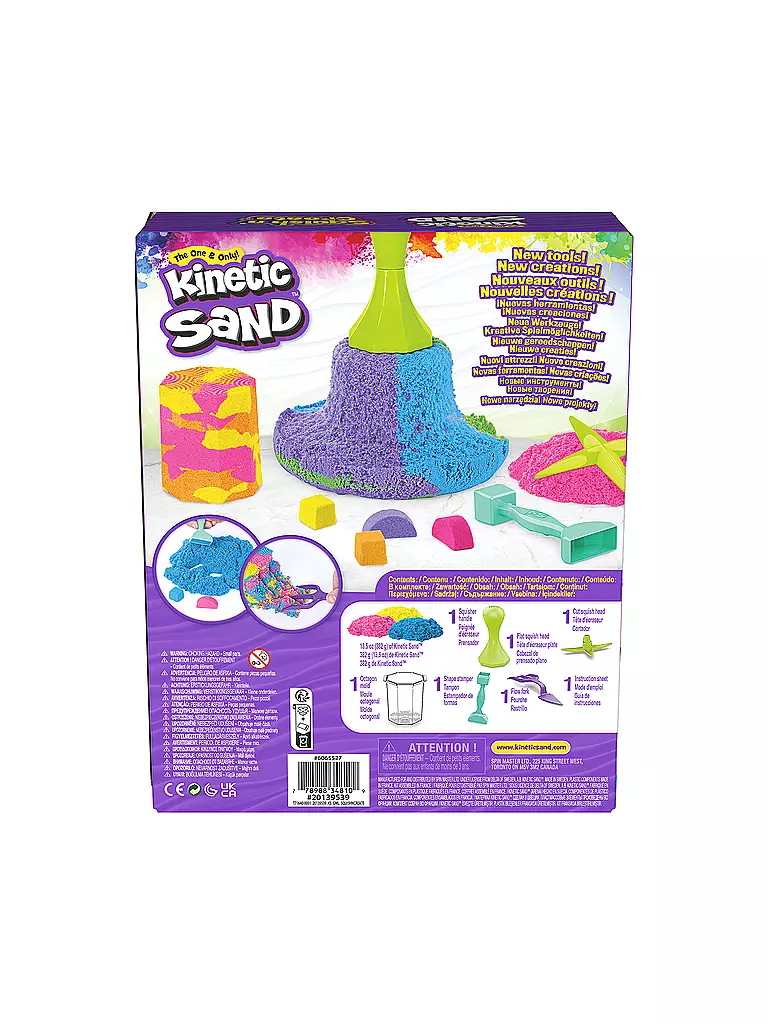 SPINMASTER Kinetic Sand Squish N’ Create Set keine Farbe