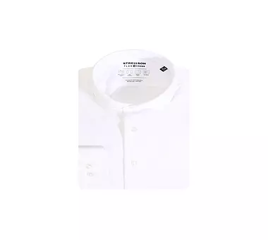 STRELLSON Hemd Slim Fit Stan Flex Cross weiss