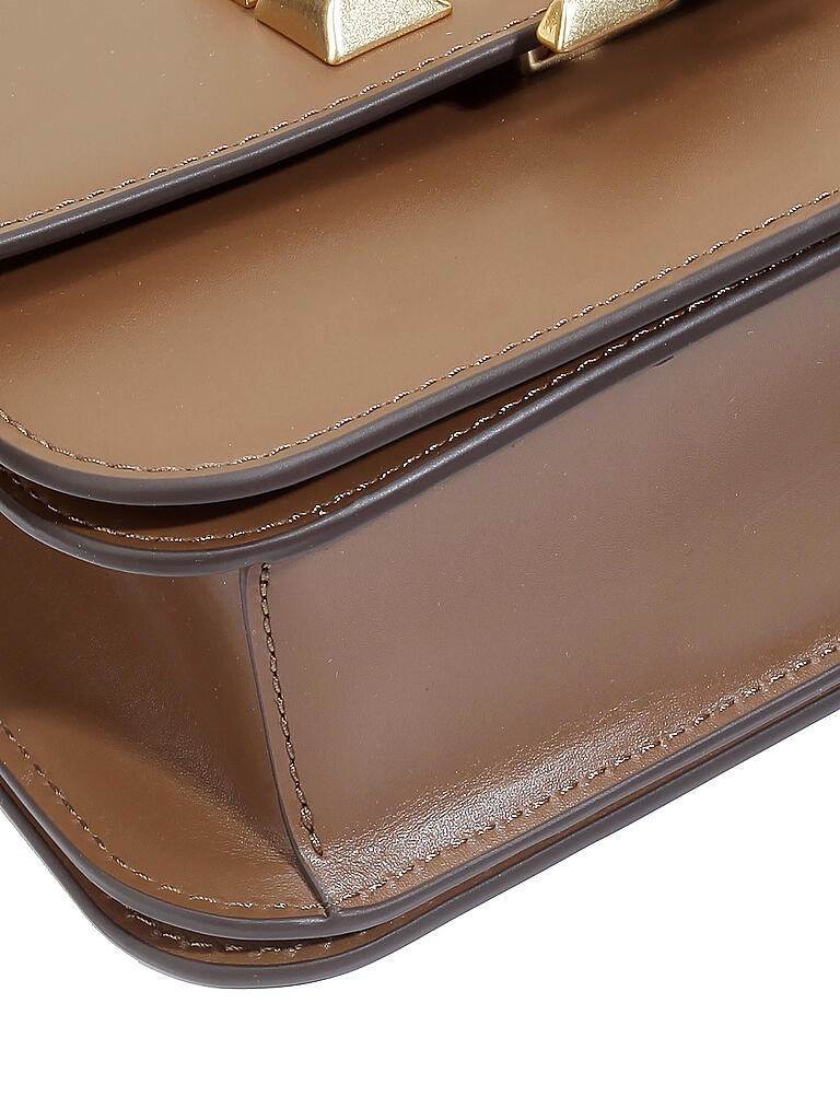 TORY BURCH Ledertasche - Minibag " Eleanor " braun