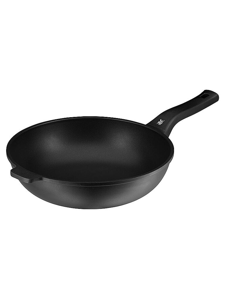 WMF PermaDur Premium Wok mit Glasdeckel 30cm Antihaft schwarz