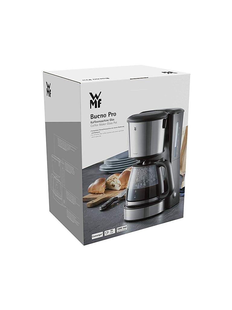 WMF Bueno Pro Kaffeemaschine mit Glaskanne (10 Tassen) silber