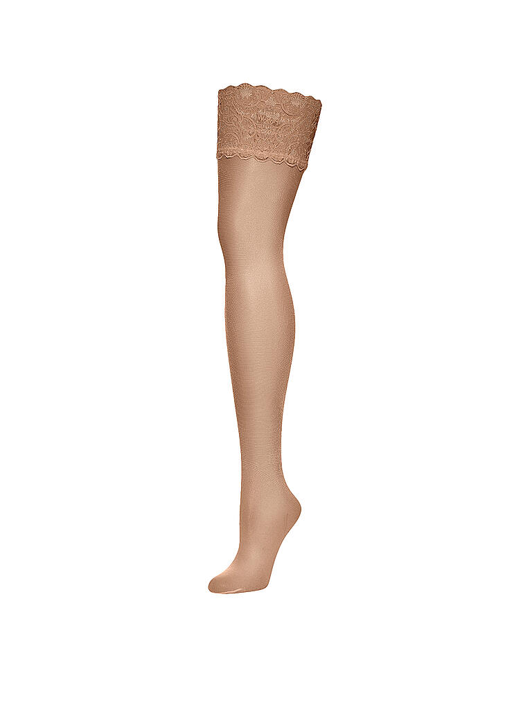 WOLFORD Strümpfe "Satin Touch 20 Stay-Up" (gobi) beige