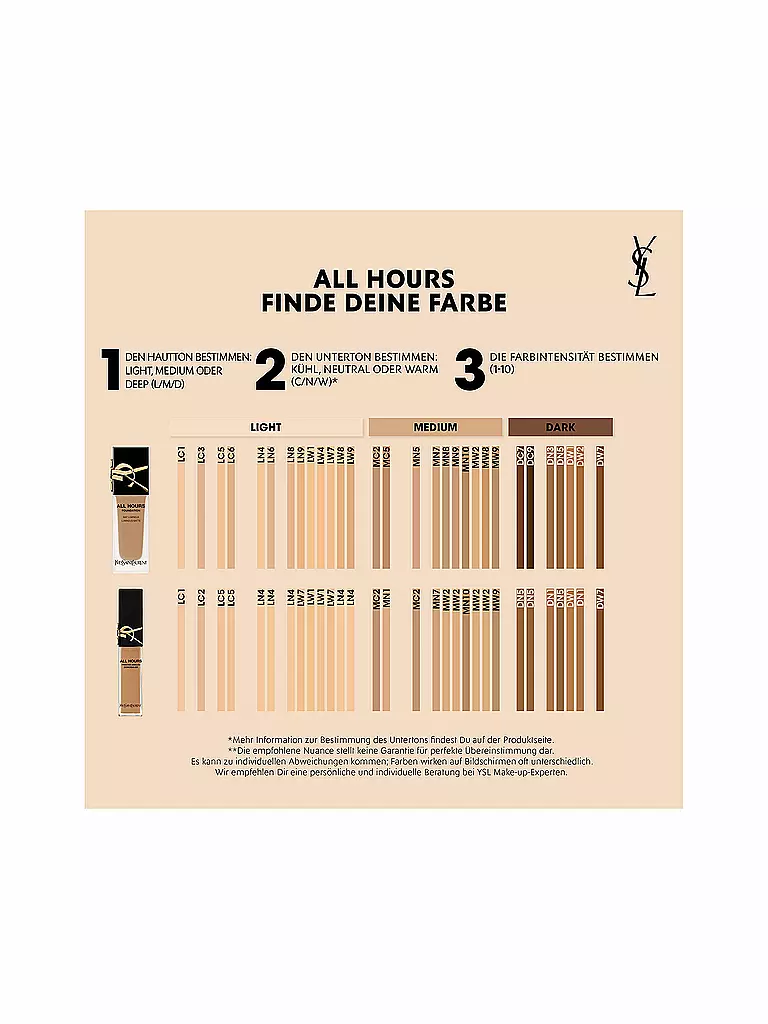 YVES SAINT LAURENT All Hour Concealer (LW7) camel
